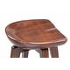 Bali Backless Wood Swivel Barstool - Bed Bath & Beyond - 36295601