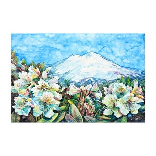 Mingi Taw On a Bed of Rhododendrons Painting Nature Art Print/Poster ...