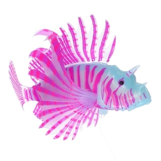 Aquarium Artificial Lion Fish Ornament, Luminous-Fish Tank Ornament ...