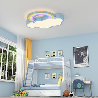 Creativity Cloud Rainbow Ceiling Light 3-color Light - Bed Bath ...