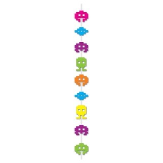 Club Pack of 12 Multi-Colored 80's Pixel Stinger Party Decoration 78 ...