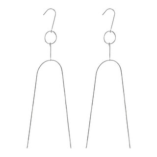 Stainless Steel Smoker Hangers, Three-Prong Meats Hooks, 2Pcs - Bed ...