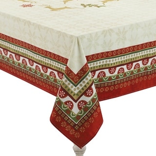 Simply Christmas Tablecloth 70 x 144 - Bed Bath & Beyond - 32183971