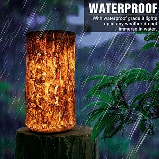 Outdoor Landscape Lamp Waterproof Solar LED Stump Light - Bed Bath ...