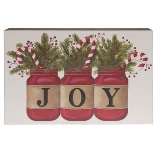 Joy Jars Box Sign - H - 9.00 in. W - 2.00 in. L - 13.75 in. - Bed Bath ...
