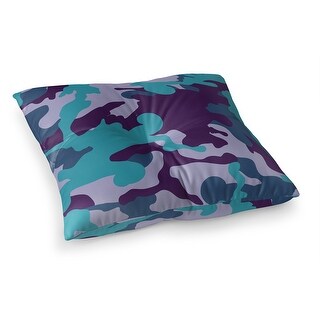 CAMO FLOW TEAL Floor Pillow By Kavka Designs - Bed Bath & Beyond - 31306250