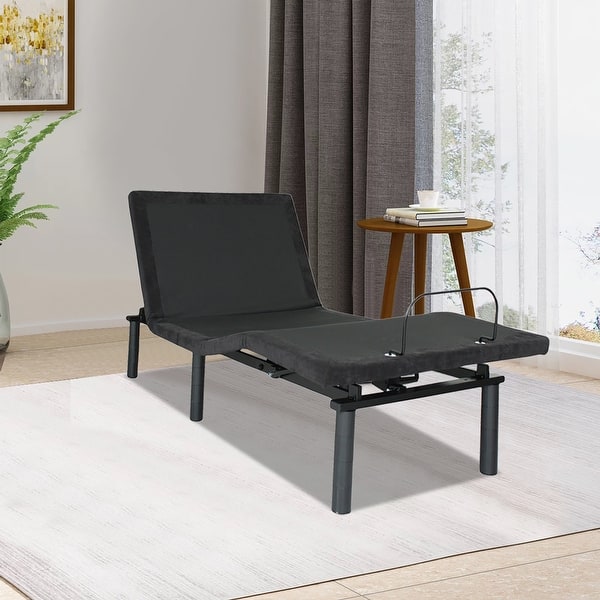 Adjustable Bed Base Electric Bed Frame with Remote Control Folding ...