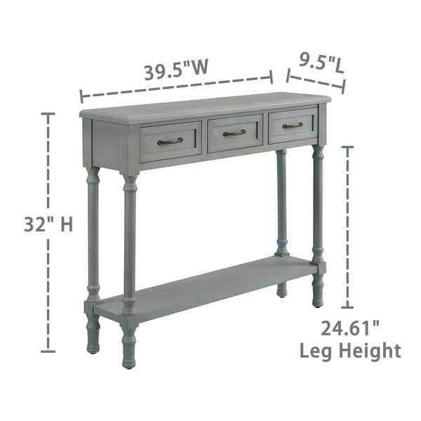 Art Leon Distressed Entryway Console Table - Bed Bath & Beyond - 36023142