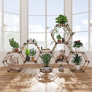 Hexagonal Plant Stand- 11 Tiers - Bed Bath & Beyond - 39869063