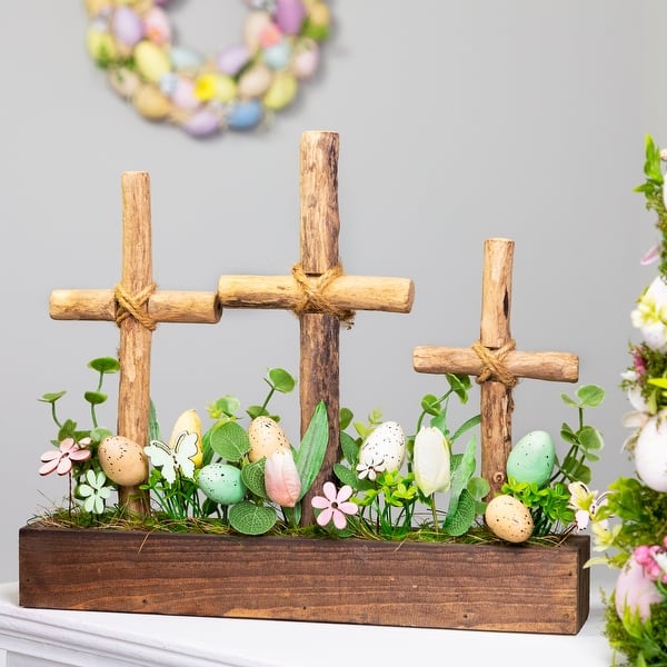 easter egg cross