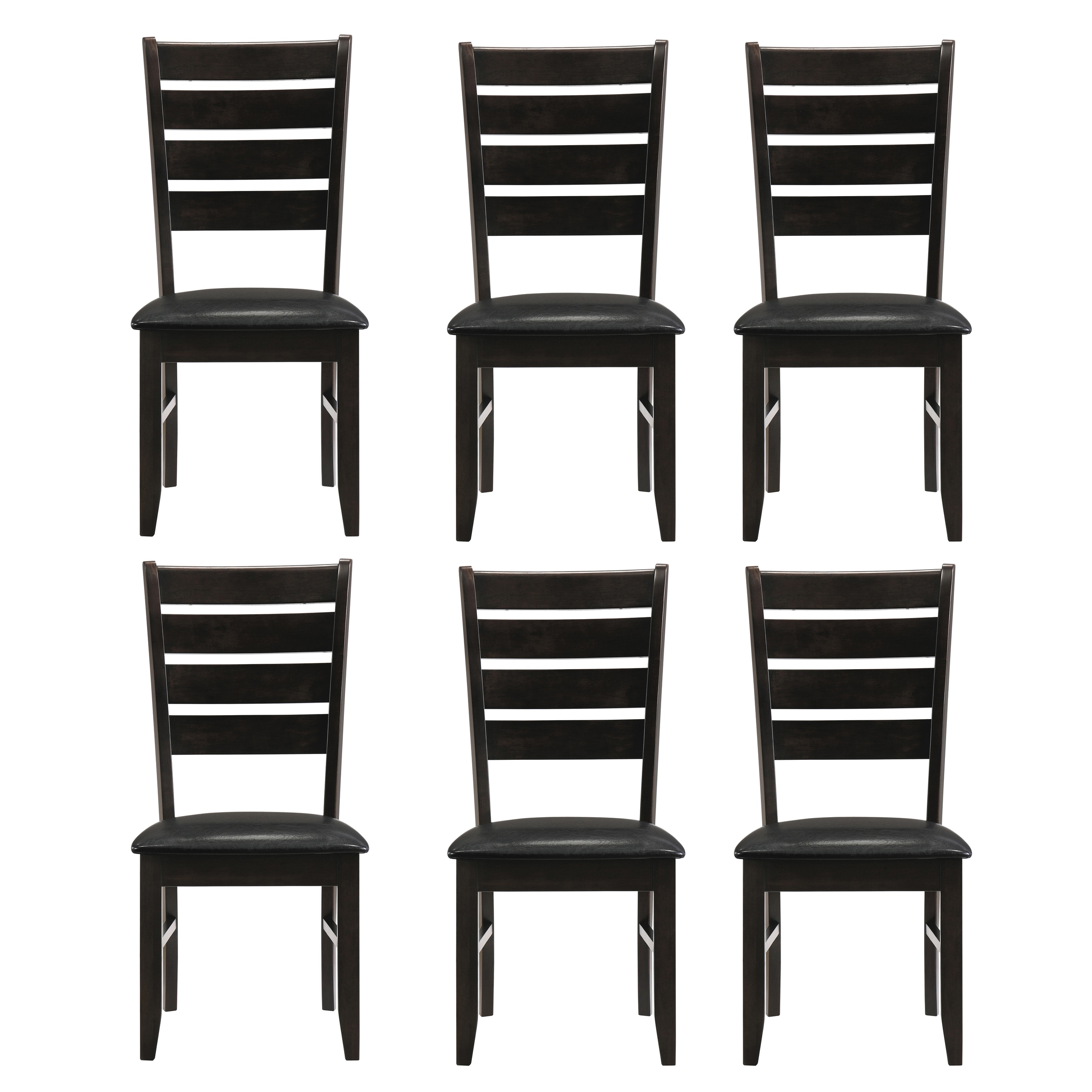 Set of 6, Ladder Back Dining Chairs - Bed Bath & Beyond