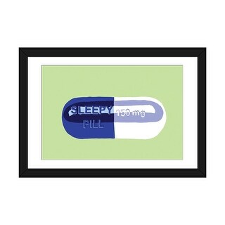 iCanvas "Sleepy Pill Mint" by Jaymie Metz - Bed Bath & Beyond - 37465497