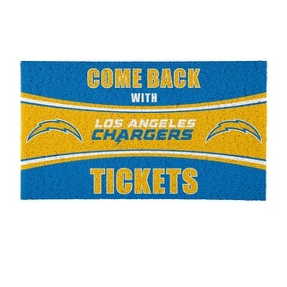 Los Angeles Chargers 28 in. x 16 in. PVC "Come Back With Tickets ...