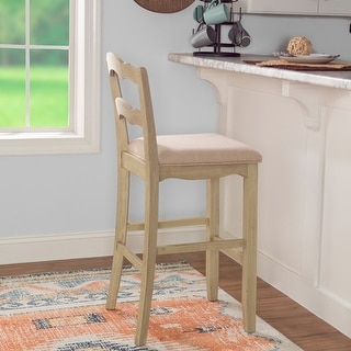 Fulton White-Washed Bar Stool - Bed Bath & Beyond - 18212757