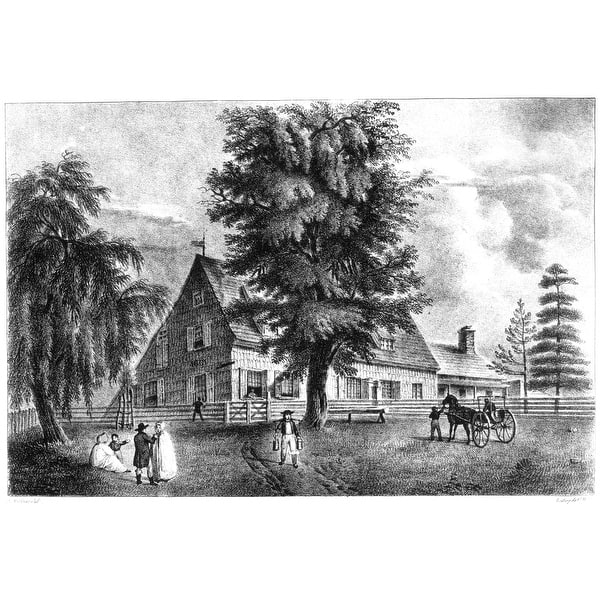 Bowne House 1661. /Nthe Bowne House Built In 1661 By John Bowne At ...