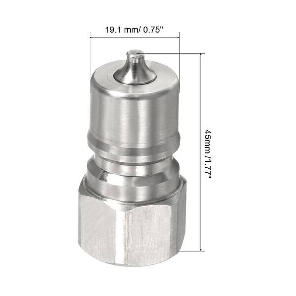 Hydraulic Quick Connect Male Coupler Stainless Steel Pipe Fitting ...