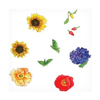 Wendy Edelson 'Flowers' Canvas Art - Bed Bath & Beyond - 39504559
