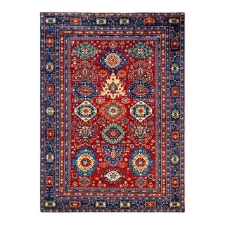 Overton Hand Knotted Wool Vintage Inspired Traditional Serapi Orange ...