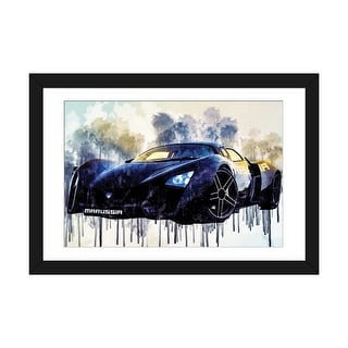 iCanvas "Marussia B2 Russian Hypercar Black Sports Marussia Motors" by ...