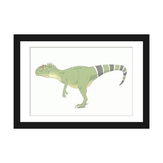 iCanvas "Allosaurus Pencil Drawing With Digital Color" by Alice Turner ...