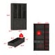 Modular Glass Door Bookcase Wall Unit with Storage Cabinets and Drawers ...