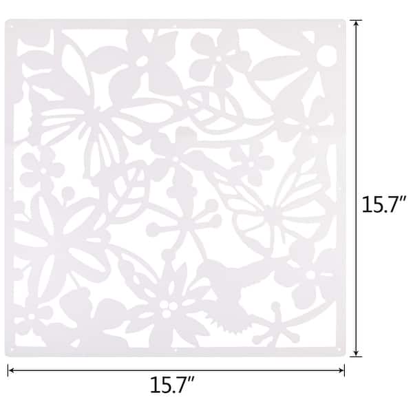 12/24Pcs Hanging Room Divider PVC Panel Screens Home Office Wall Decor ...