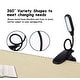 Flexible Clip-On LED Reading Light - Black - Bed Bath & Beyond - 41284369