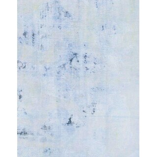 Ahgly Company Machine Washable Abstract Pastel Blue Area Rugs - Bed ...