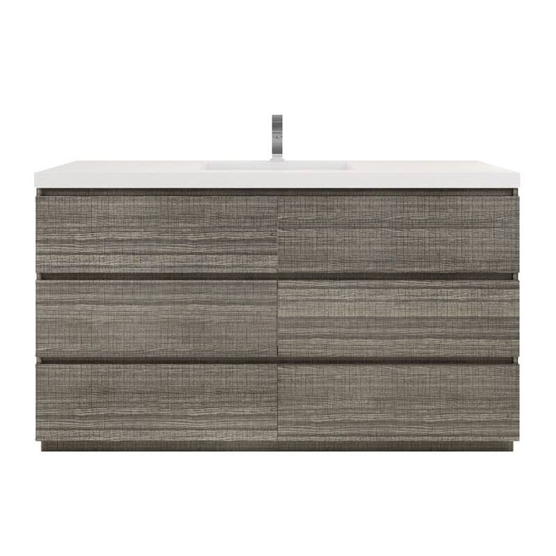 Aron 60'' Freestanding Vanity with Single Reinforced Acrylic Sink ...