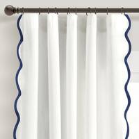 Lush Decor Coastal Chic Scallop Edge Window Curtain Panels - On Sale ...