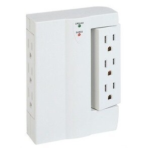 Indoor Side Socket Surge Protector - 120 Volt - Bed Bath & Beyond ...