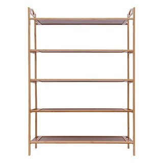 5-Tier Bamboo Shoe Rack Storage Entryway Organizer Shelf - Bed Bath ...
