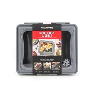 Grill Mark Gray Food To Go Container 1 pk - Bed Bath & Beyond - 40940893