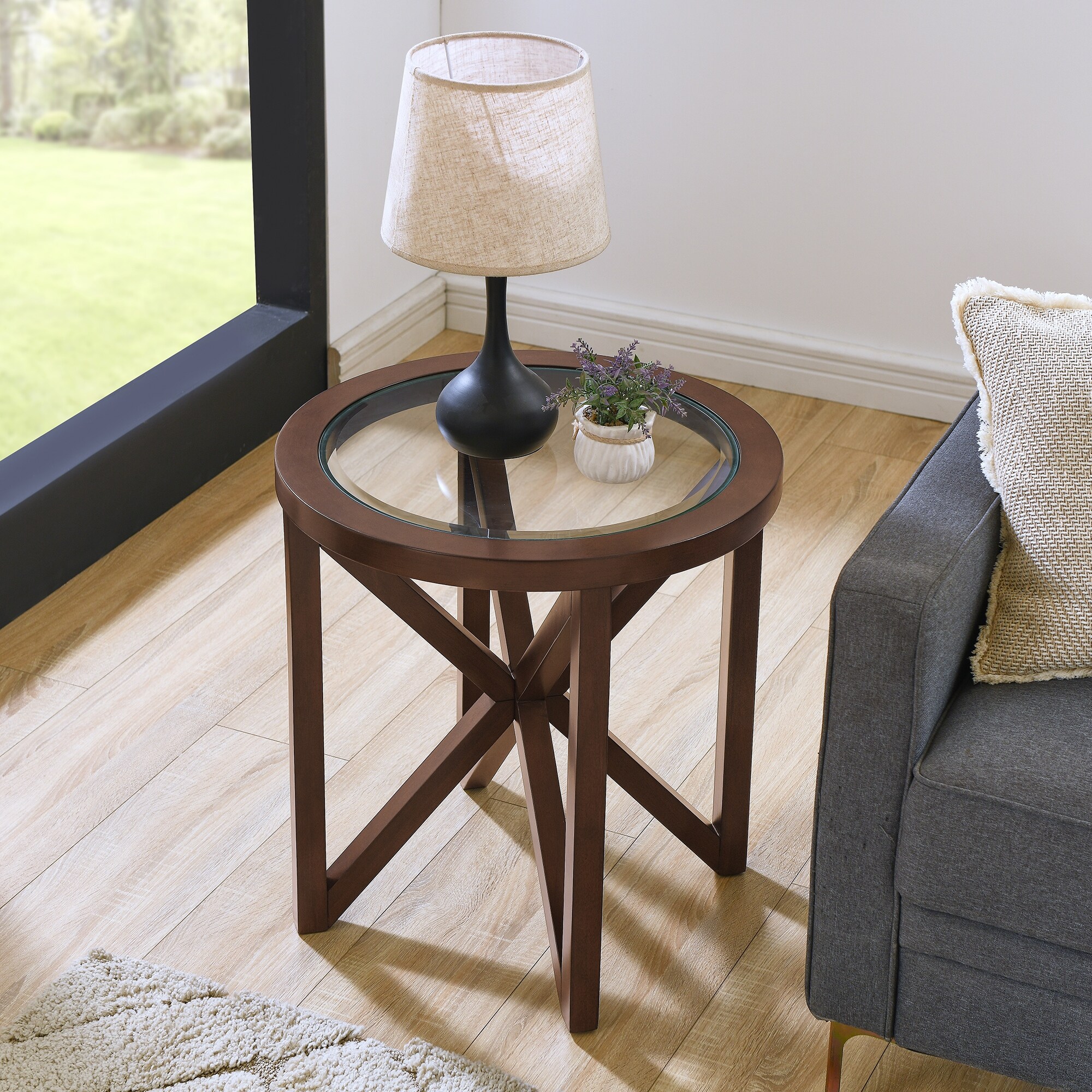 Poplar wood side table store