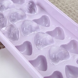 Creative Ice Making Mold Easy To Demold Pp Cute Heart Shape Ice Cube ...