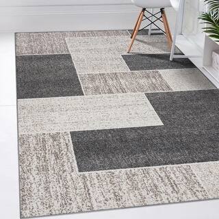 Luxe Weavers Art Deco Area Rug Modern Color Block Geometric Carpet ...