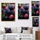 Designart "Ballet Fruits Serenade" Fruits Wall Décor Blue - Traditional ...