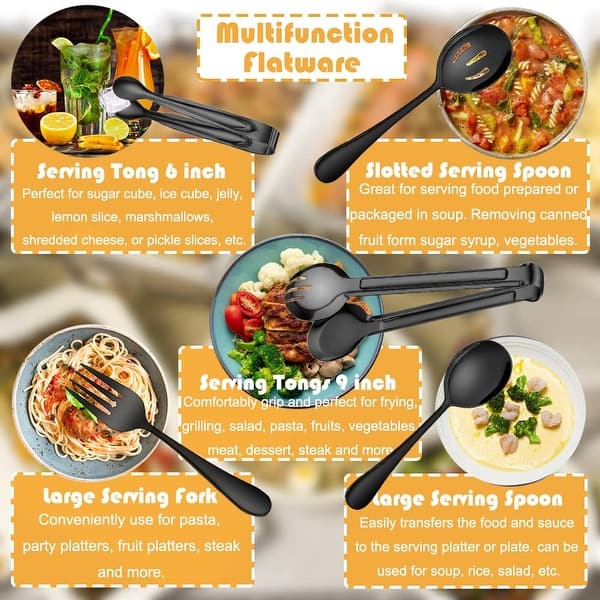 serving spoon and fork uses