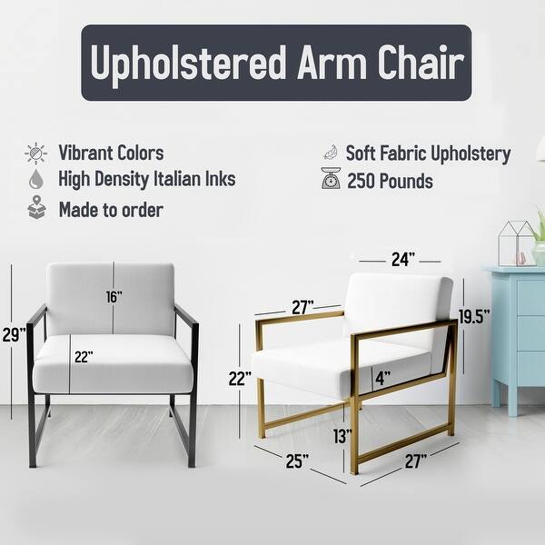 Designart "Blue and Yellow Intuitive Expressions I" Upholstered ...