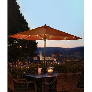 Touch Of ECO Solar LED String Lights for Patio Umbrella - Bed Bath ...