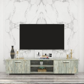 Living room TV benches grey modern tv stand - Bed Bath & Beyond - 35734054