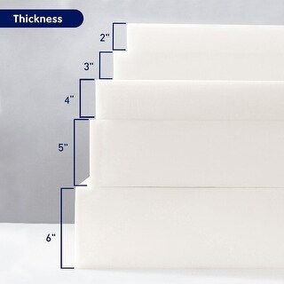 Soft Support High Density Craft Cushion Foam RV Foam, 22"x 22"x 4 ...