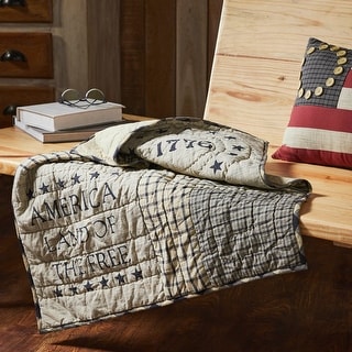 My Country Quilted Lap Throw 32Wx32L - Bed Bath & Beyond - 40190245