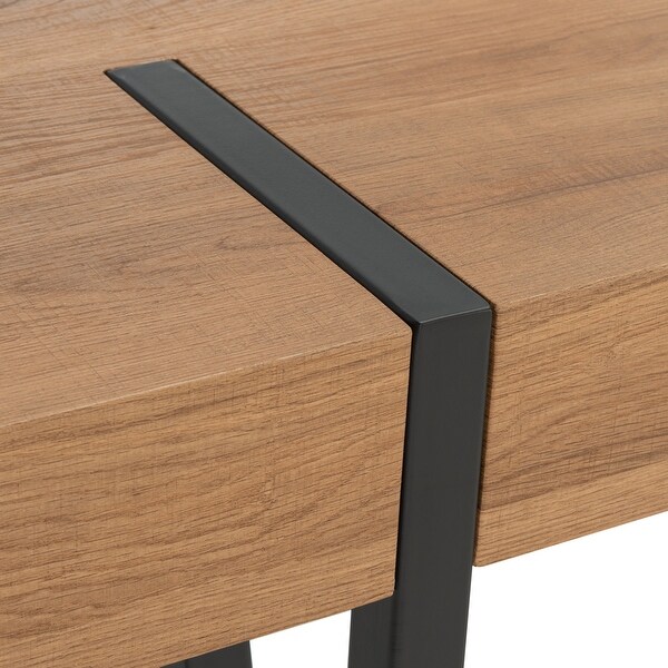 Safavieh home alyssa rustic industrial brown and black dining table store