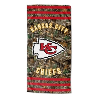 NFL Kansas City Chiefs Real Tree Stripes Beach Towel 30×60 Inches ...