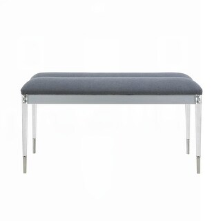 modern SILVER BENCH - Bed Bath & Beyond - 43149032