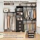 High-Capacity Closet Organizer Wardrobe Rack with Drawers, Shelves ...