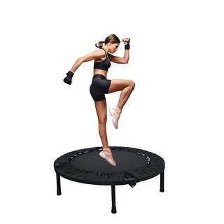 Mini Steel Trampoline Indoor Workout Exercise Accessory Maximum Load ...