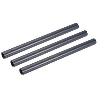 UPVC Pipe Fitting 300mm Straight Coupling Joint Connector 3pcs - Bed ...