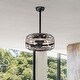 18'' Farmhouse Ceiling Fans Light - Caged Ceiling Fan with Remote ...